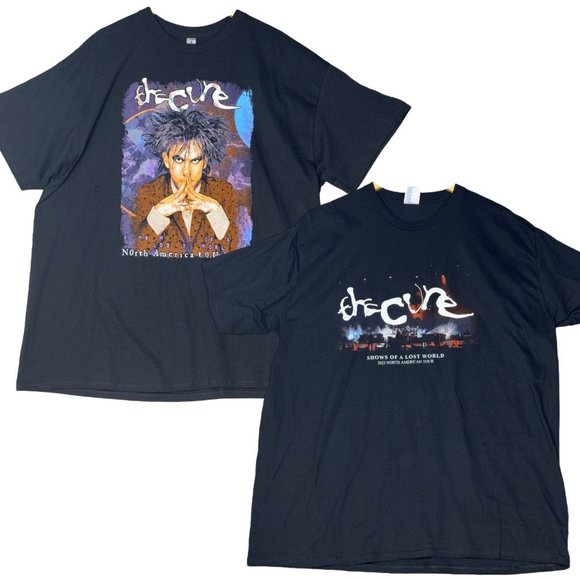 The Cure | Shirts | The Cure Black Graphic Print 223 Concert Band ...